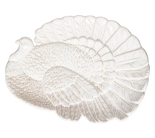 VALERIE PARR HILL White Turkey Platter Valerie - One-color
