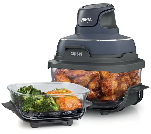 NINJA Crispi 4-in-1 Portable Glass Air Fryer Cooking System - One-color