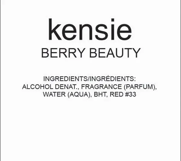 Kensie Berry Beauty 3.4oz. Edp