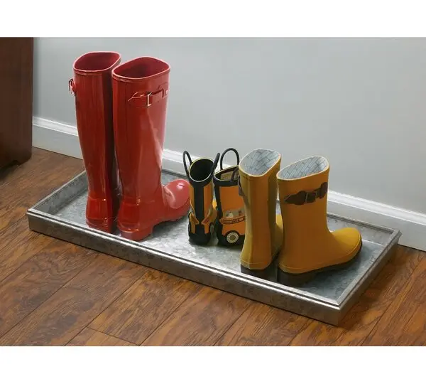 GOOD DIRECTIONS Classic Boot Tray Galvanized Gray Steel By - One-color