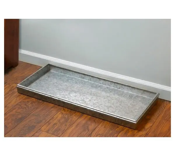 GOOD DIRECTIONS Classic Boot Tray Galvanized Gray Steel By
