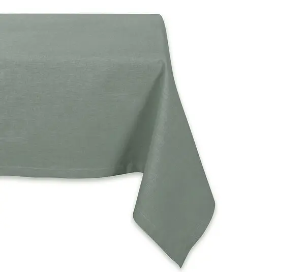 DESIGN IMPORTS Chambray Tablecloth 60' X 120 - One-color