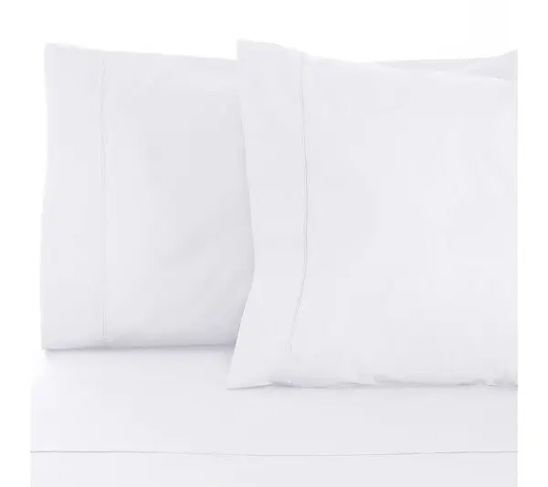 SUPERIOR 2 Piece Cotton Blend Pillowcase Set, Tandard - One-color