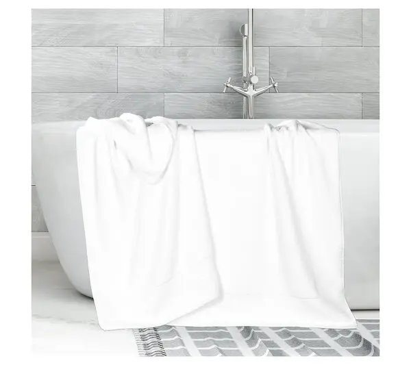 SUPERIOR 2 Piece Belmont Zero Twist Cotton Soft Bath Sheet Set
