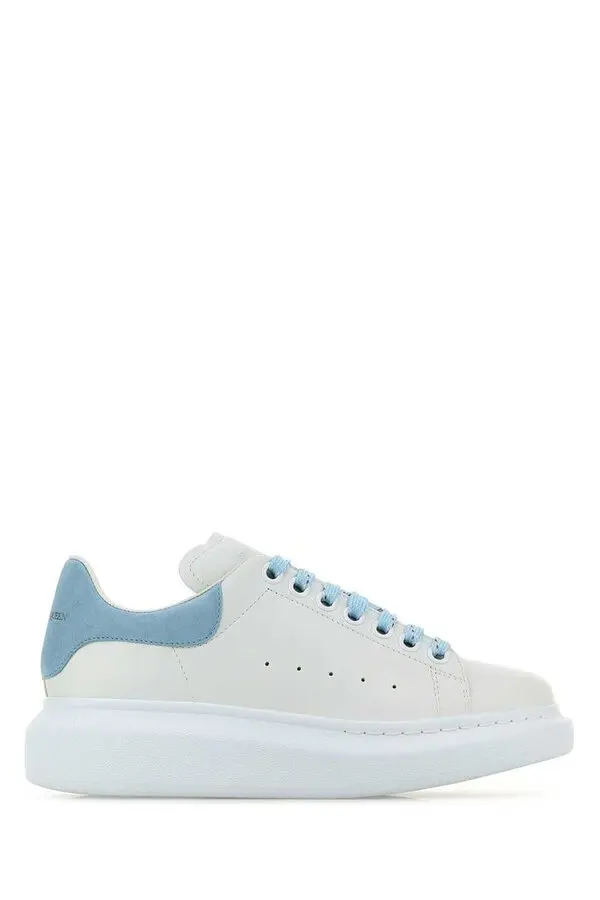 Alexander McQueen Leather Sneakers - White
