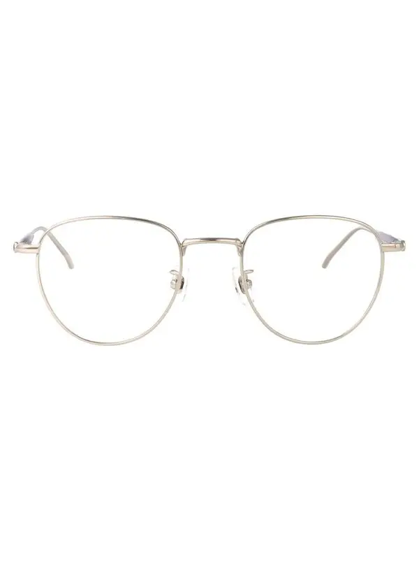 Montblanc Optical Round Frame - Silver-silver-transparent