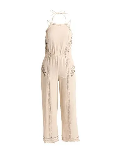 TRUSSARDI Cotton And Lurex Jumpsuit - Beige