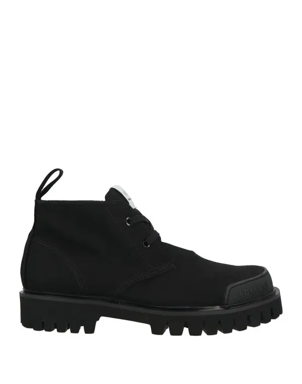 Armani Exchange Canvas Desert Boots