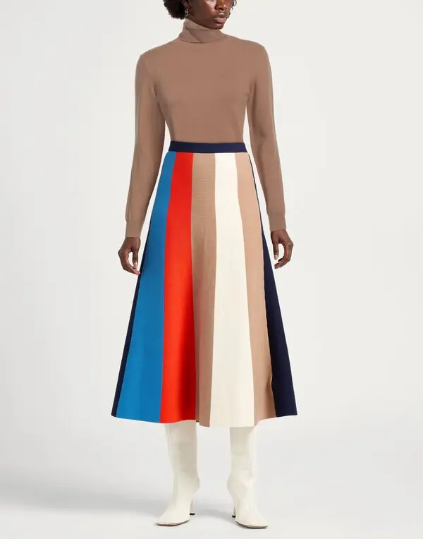 Max Mara Turtleneck Wool And Cashmere Knit Top