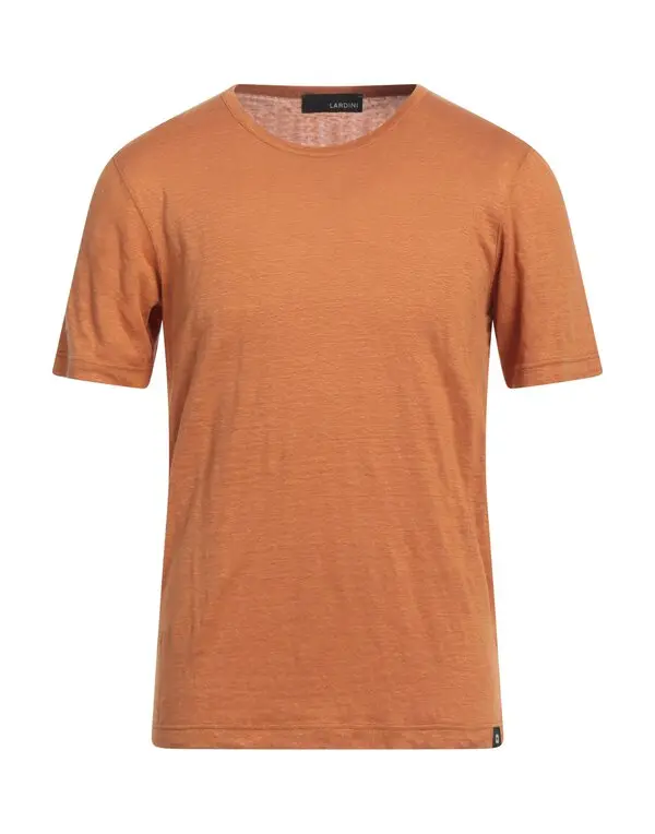 LARDINI T-shirt Rust Size Linen
