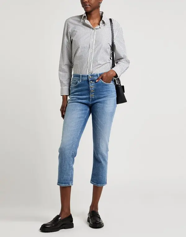 DONDUP Tapered Jeans In Cotton And Elastane