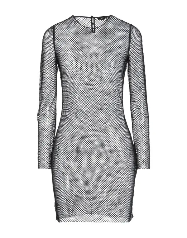 Elisabetta Franchi Mini Bodycon Dress With Appliqués