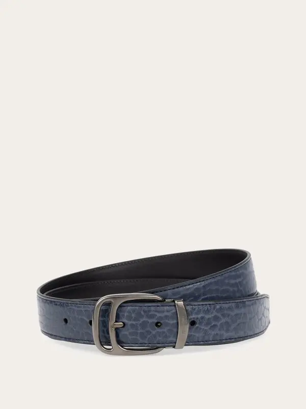FERRAGAMO Reversible And Adjustable Belt - Blue