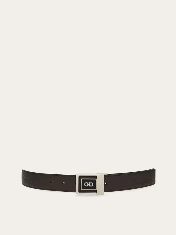 FERRAGAMO Reversible And Adjustable Belt - Brown
