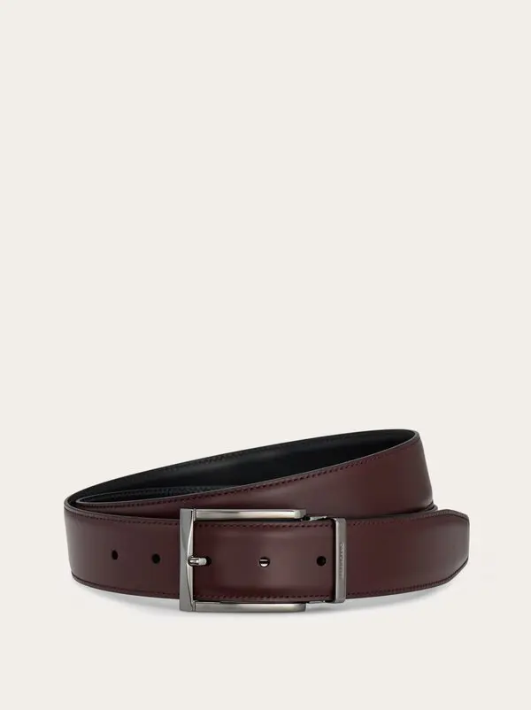 FERRAGAMO Reversible And Adjustable Belt - Brown