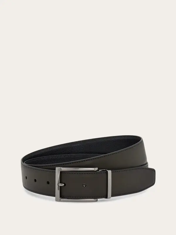 FERRAGAMO Reversible And Adjustable Belt - Green