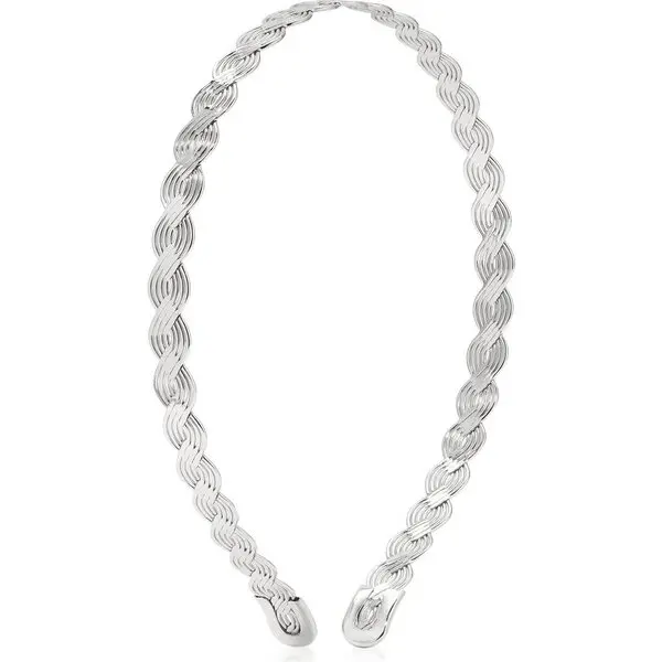 Ettika Regal Twist Headband - Silver
