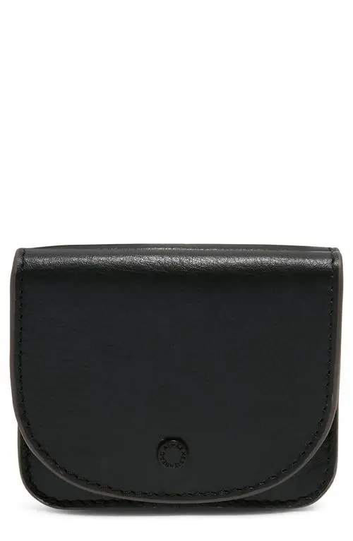 AIMEE Pucker Up Leather Card Case - Black