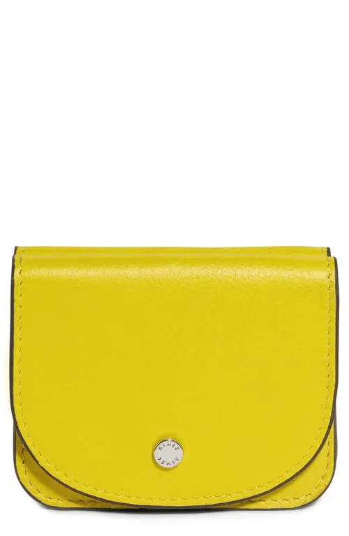 AIMEE Pucker Up Leather Card Case - Sunny