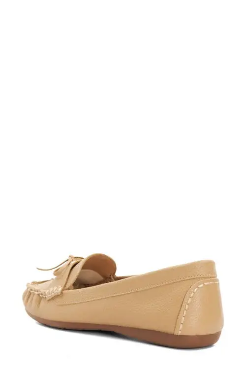 Dune London Grovers Leather Loafer - Camel