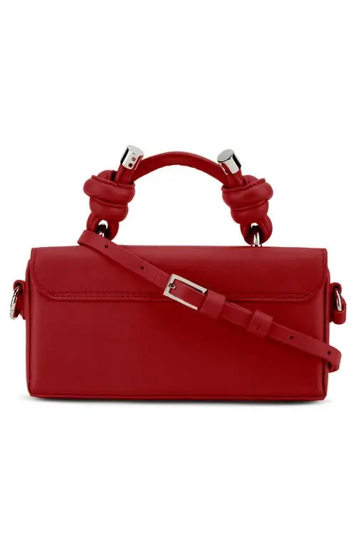 BEHNO Micro Mary Soft Leather Crossbody Bag - Red