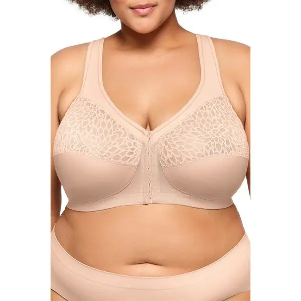 GLAMORISE Magiclift Racerback Bra - Cafe