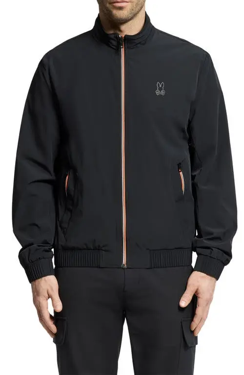 Psycho Bunny Woven Stretch Nylon Jacket