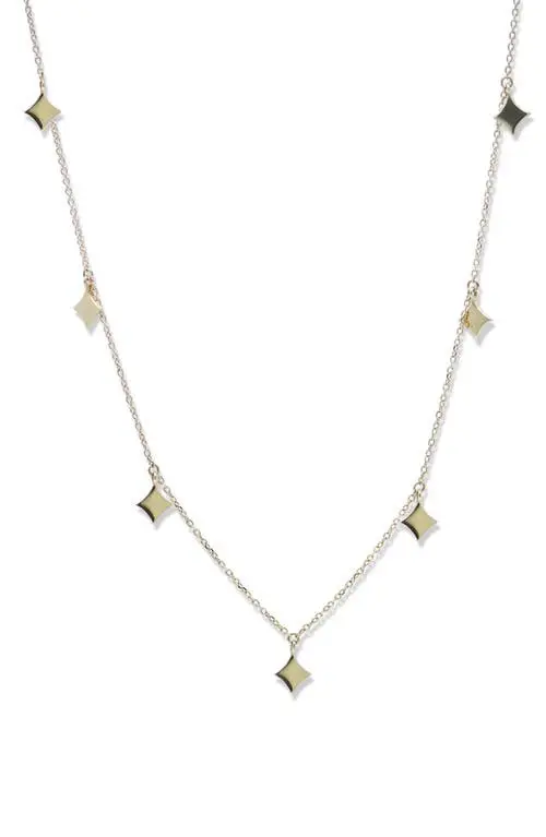 Anzie Jac + Jo Gothic Charm Station Necklace - Yellow Gold
