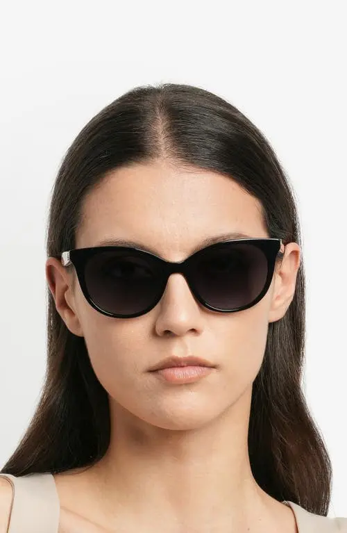 Kate Spade New York Karlee 53mm Gradient Round Sunglasses - Black