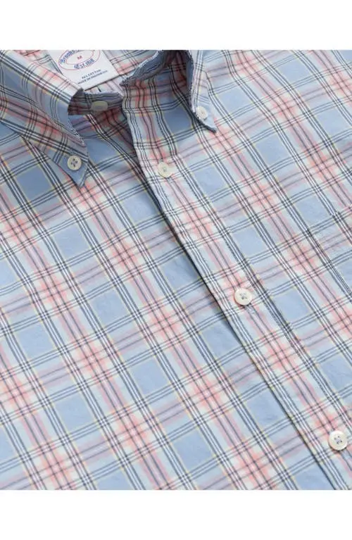 Brooks Brothers Friday Regular Fit Plaid Cotton Poplin Button-down Shirt