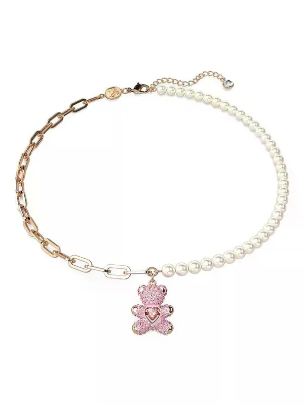 SWAROVSKI Teddy Necklace - Pink