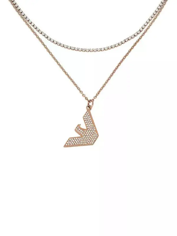 Emporio Armani Logo-charm Necklace