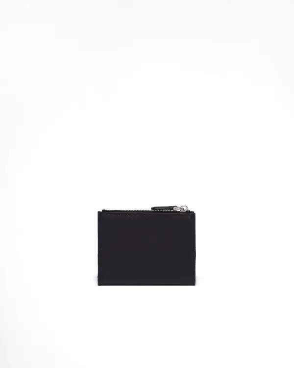 Prada Small Saffiano Leather Wallet - Black