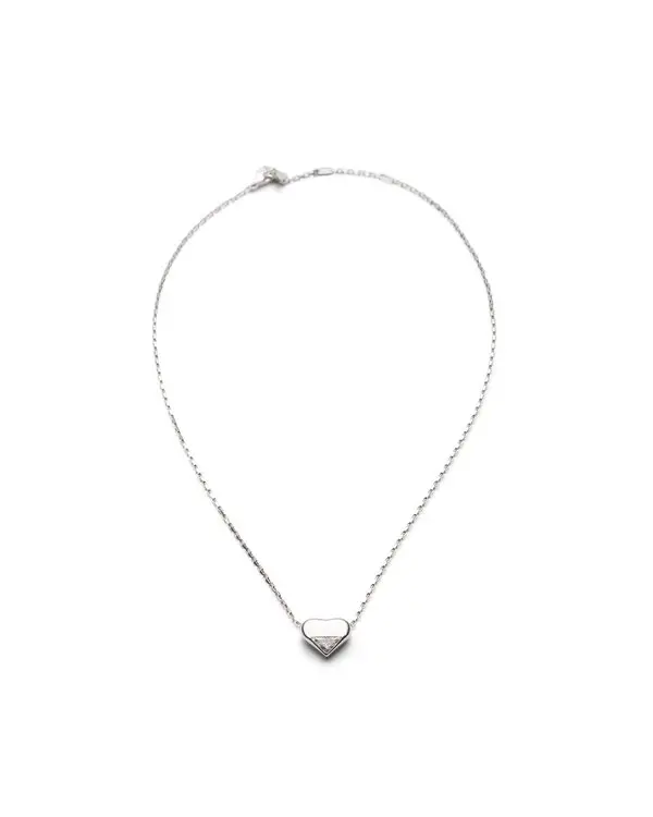 Prada Eternal Gold Nano Heart Necklace - Gold/silver