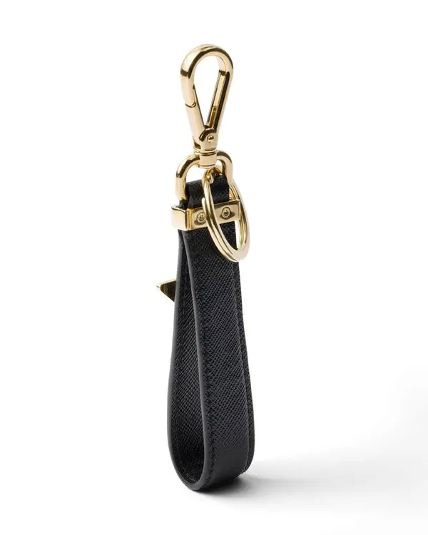 Prada Saffiano Leather Key Ring