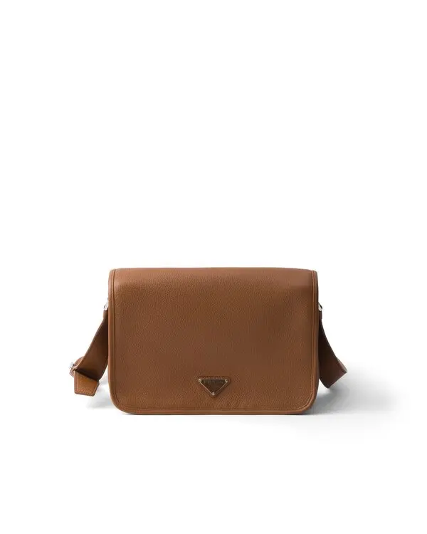 Prada Leather Shoulder Bag - Brown