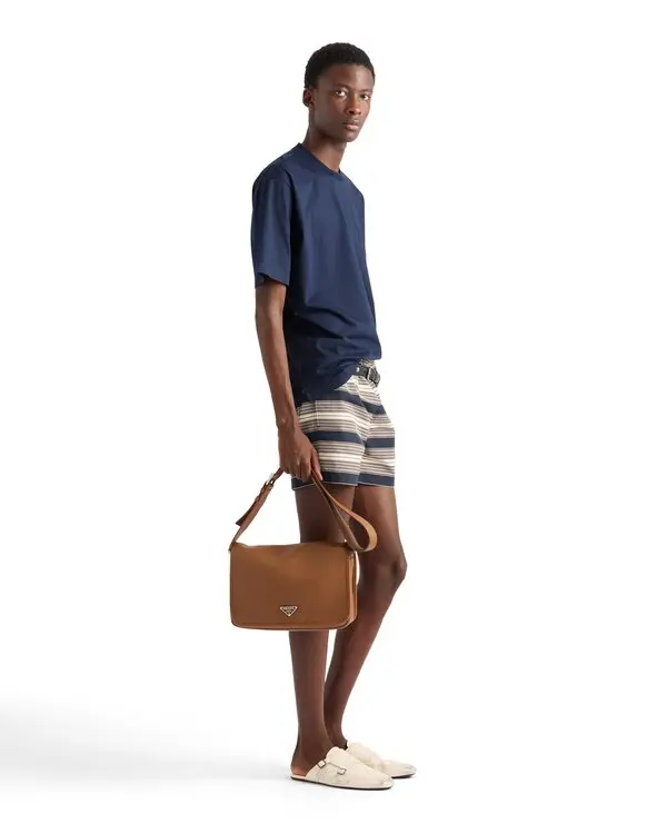 Prada Leather Shoulder Bag - Brown