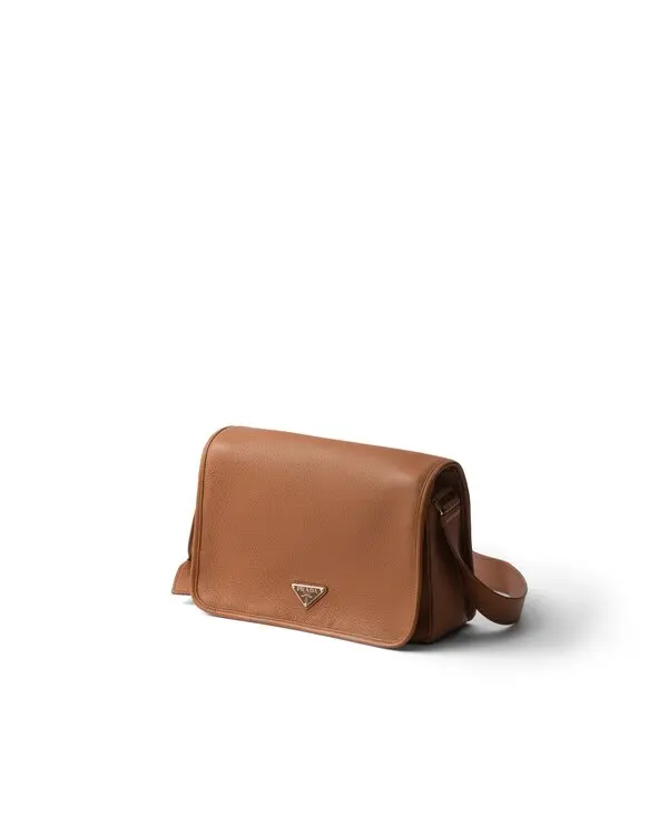Prada Leather Shoulder Bag - Brown
