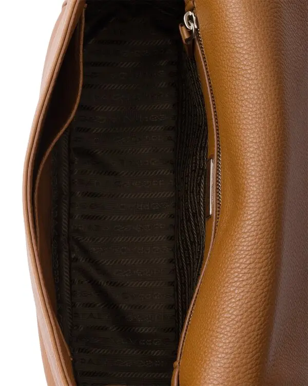 Prada Leather Shoulder Bag - Brown