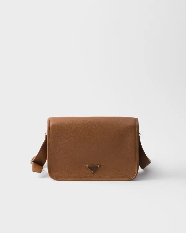 Prada Leather Shoulder Bag - Cognac