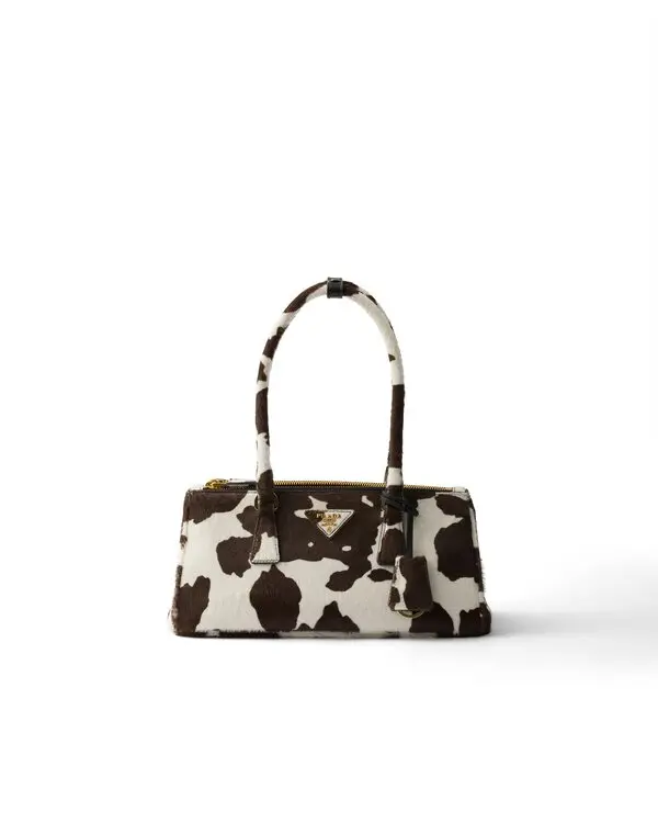 Prada Galleria Medium Printed Leather Bag - White