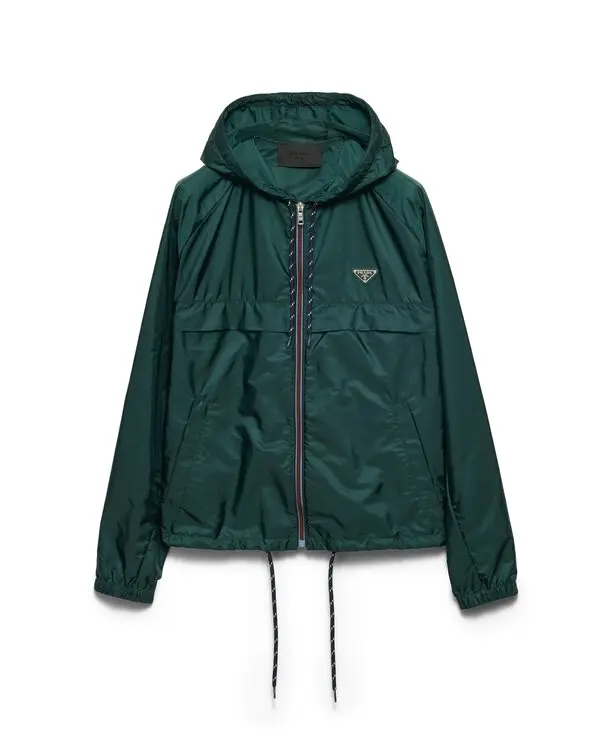 Prada Re-nylon Blouson Jacket - Green