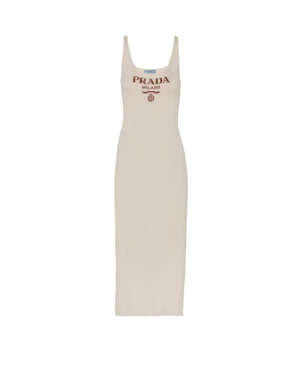 Prada Silk Dress - Neutral