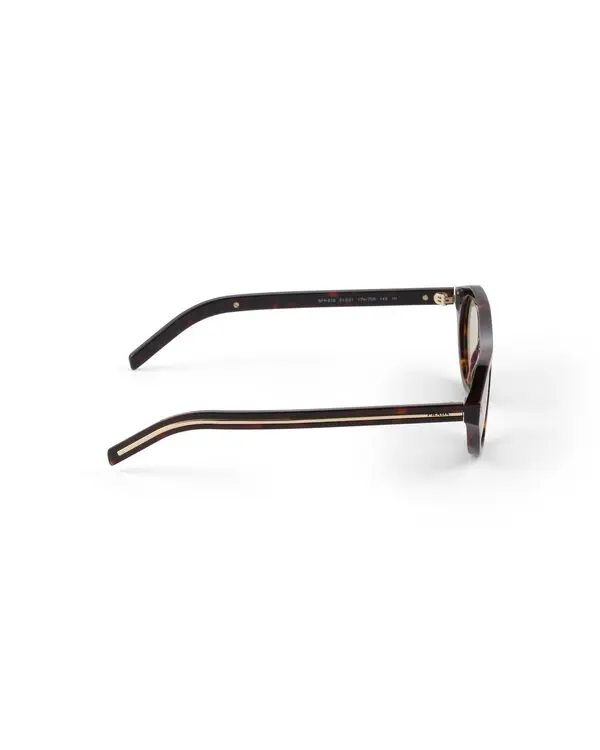 Prada Sunglasses With Metal Plaque - Lenses