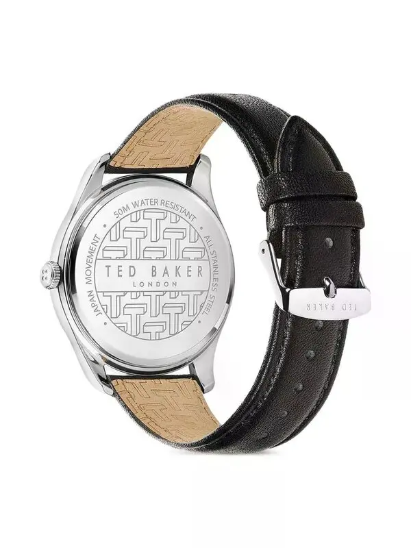 Ted Baker London 40mm Watch With Leather Strap