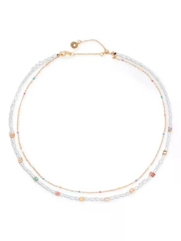 Bimba Y Lola Dice Logo Necklace - Gold