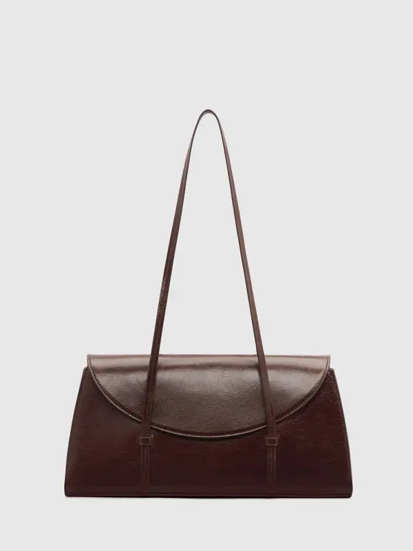 REFORMATION Elena Shoulder Bag - Brown