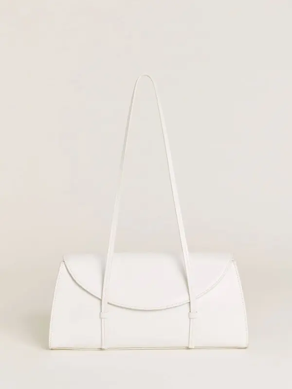 REFORMATION Elena Shoulder Bag - Ivory