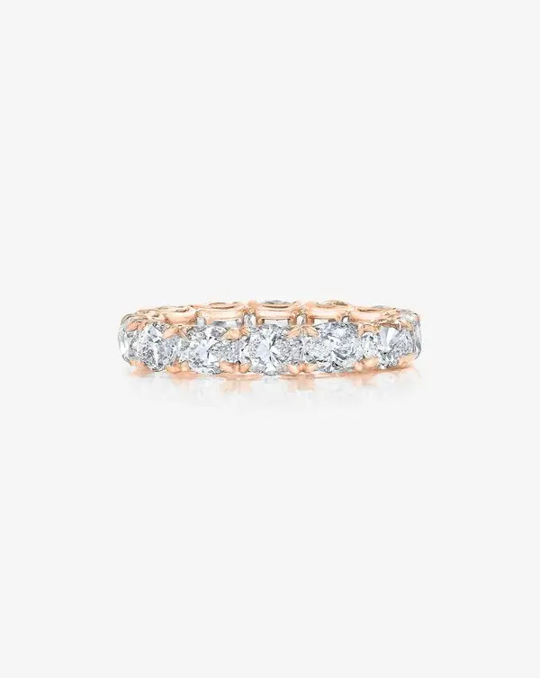 Ring Concierge Sideways Oval Diamond Eternity Band - One-color