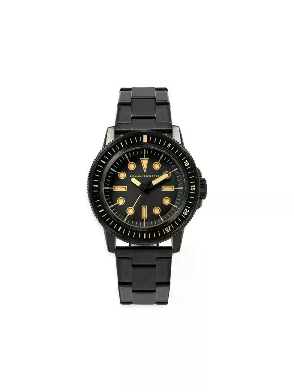 Armani Exchange 44mm Watch - Black